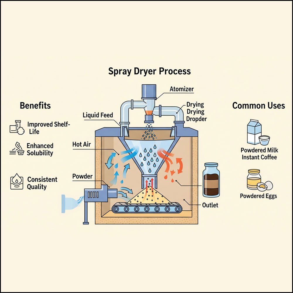 Spray Drying in Food Industry: Benefits and Common Uses - Industrial ...